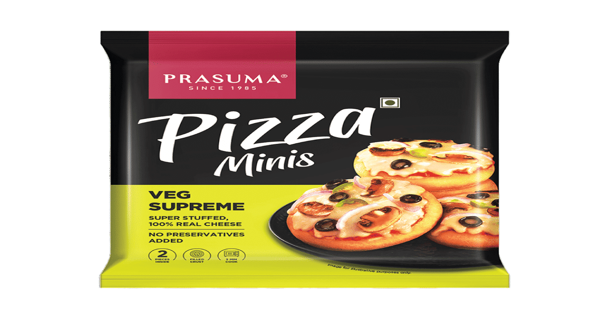 Buy Prasuma Pizza Minis - Veg Supreme Online (180 g) At Best Price