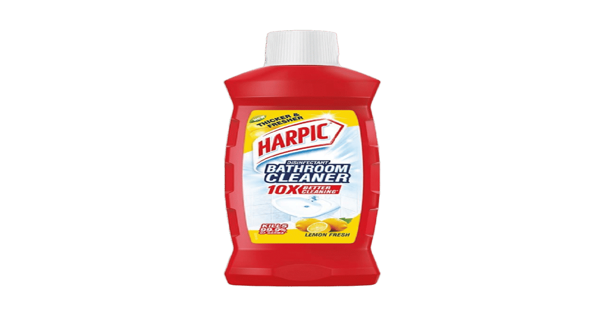 Buy Harpic Lemon Bathroom Cleaner, 10X Better Cleaning, Disinfectant ...