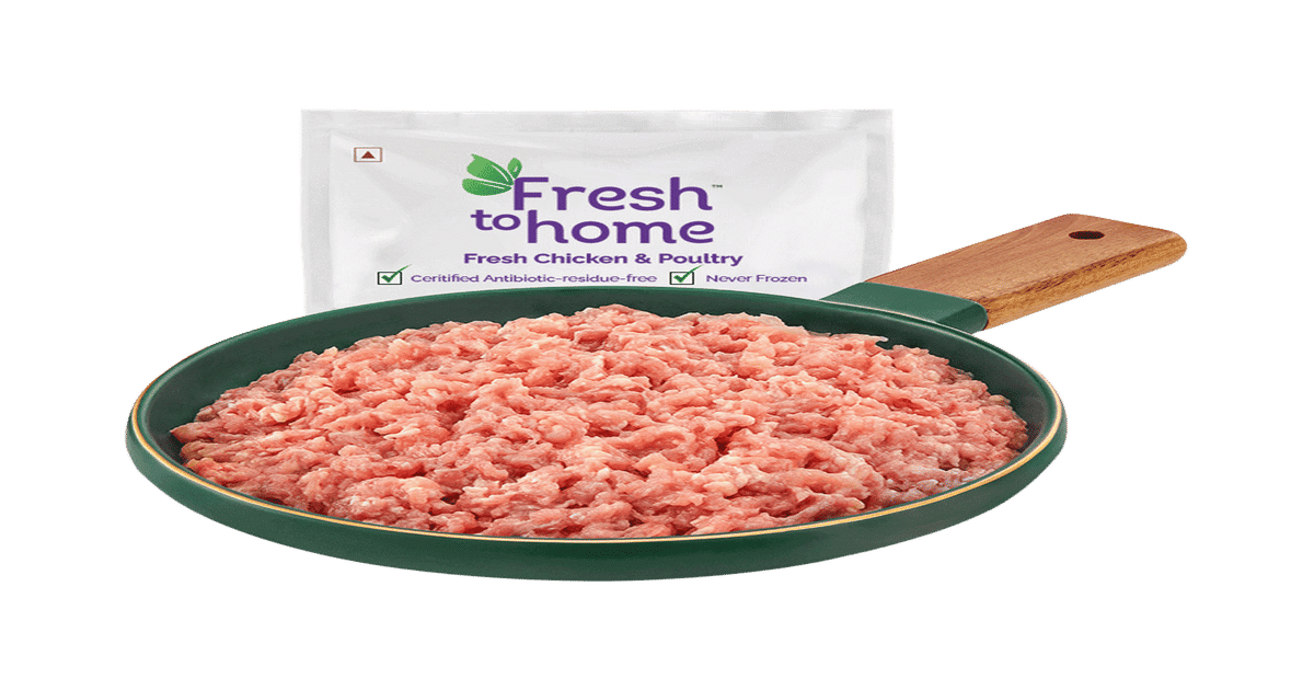 Buy FreshtoHome Chicken Mince / Kheema 250g Online (250 g x 2) At Best ...