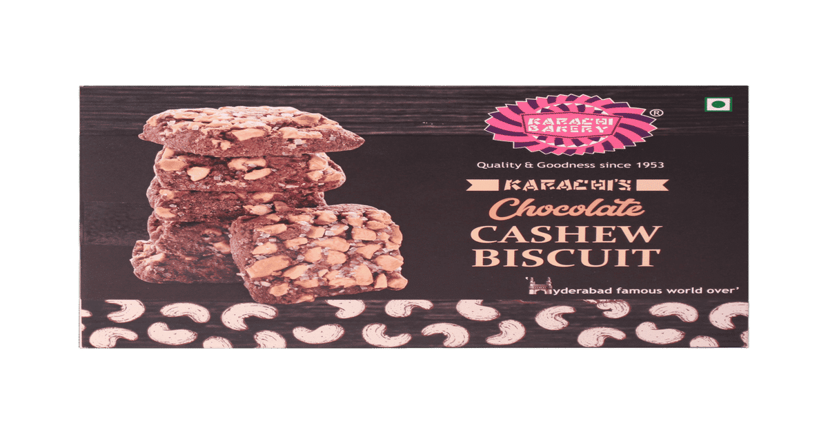 Buy Karachi Bakery Chocolate Cashew Biscuits 200g Online (200 g) At ...