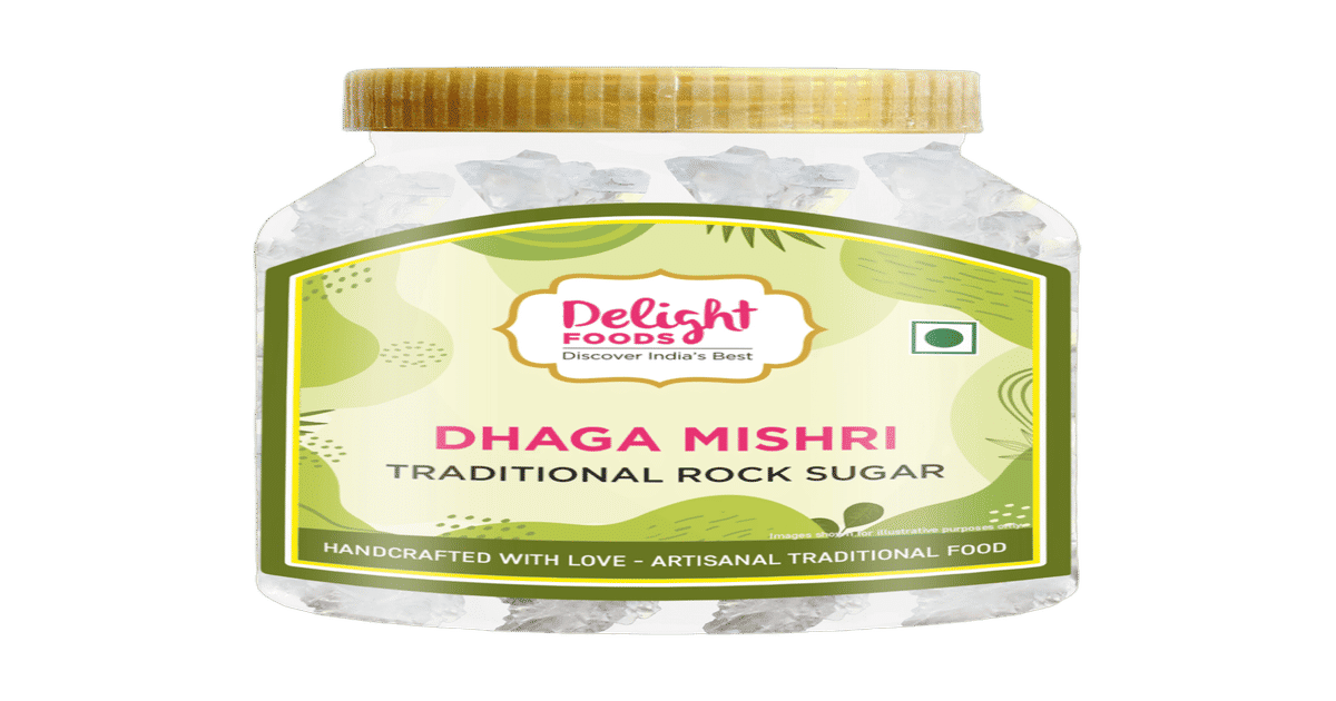 Buy Delight Foods Dhaga Mishri Traditional Rock Sugar Online (750 g) At ...