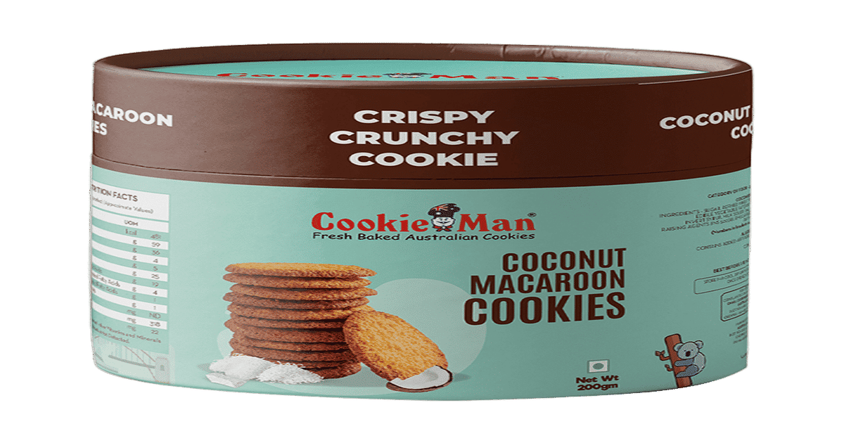 Buy Cookie Man Coconut Macaroon Cookies Biscuits Online (200 g) At Best ...