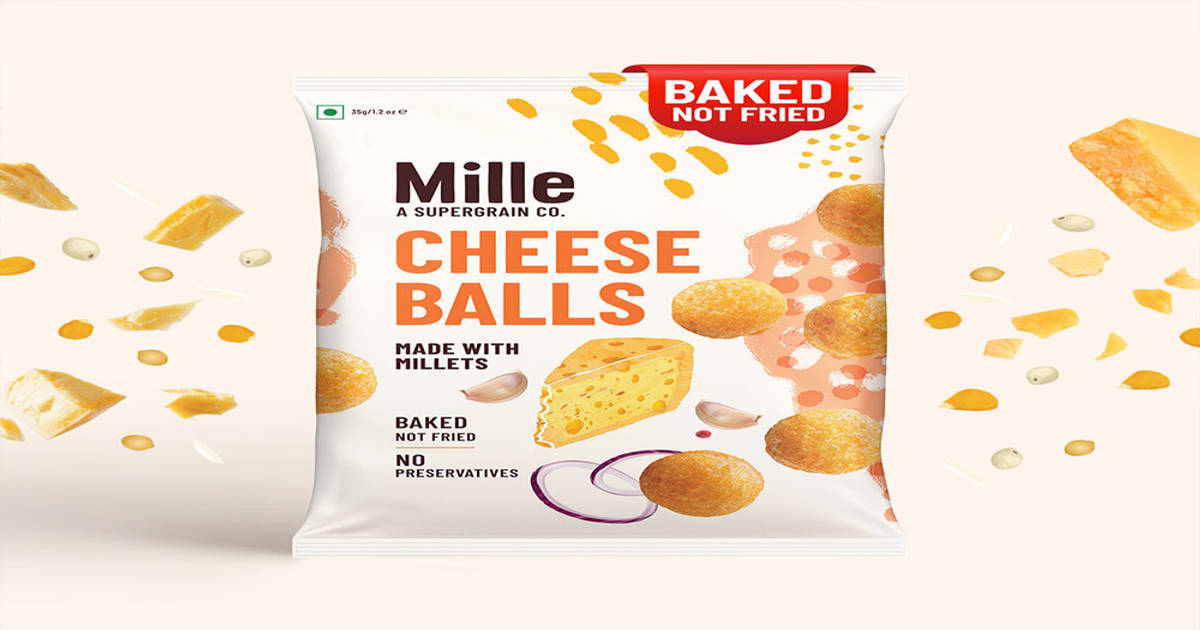 Buy Mille Cheese Balls - Not Fried, No Preservatives Online (35 g) At ...