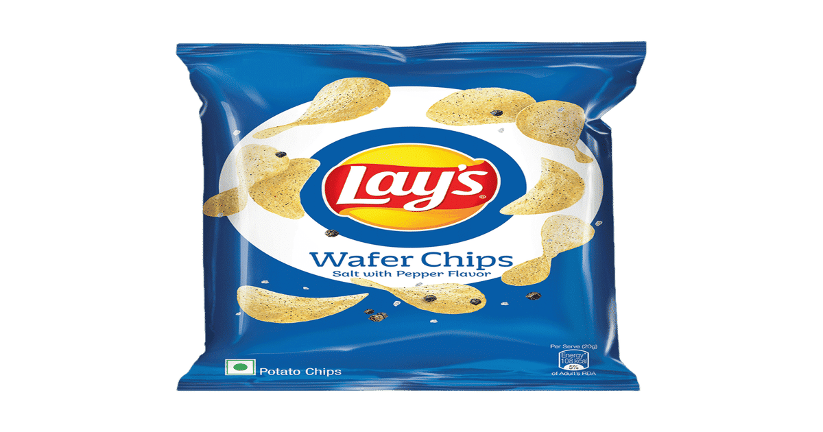 Buy Lay's Wafers (Salt With Pepper Flavour) Potato Chips Online (82 g ...