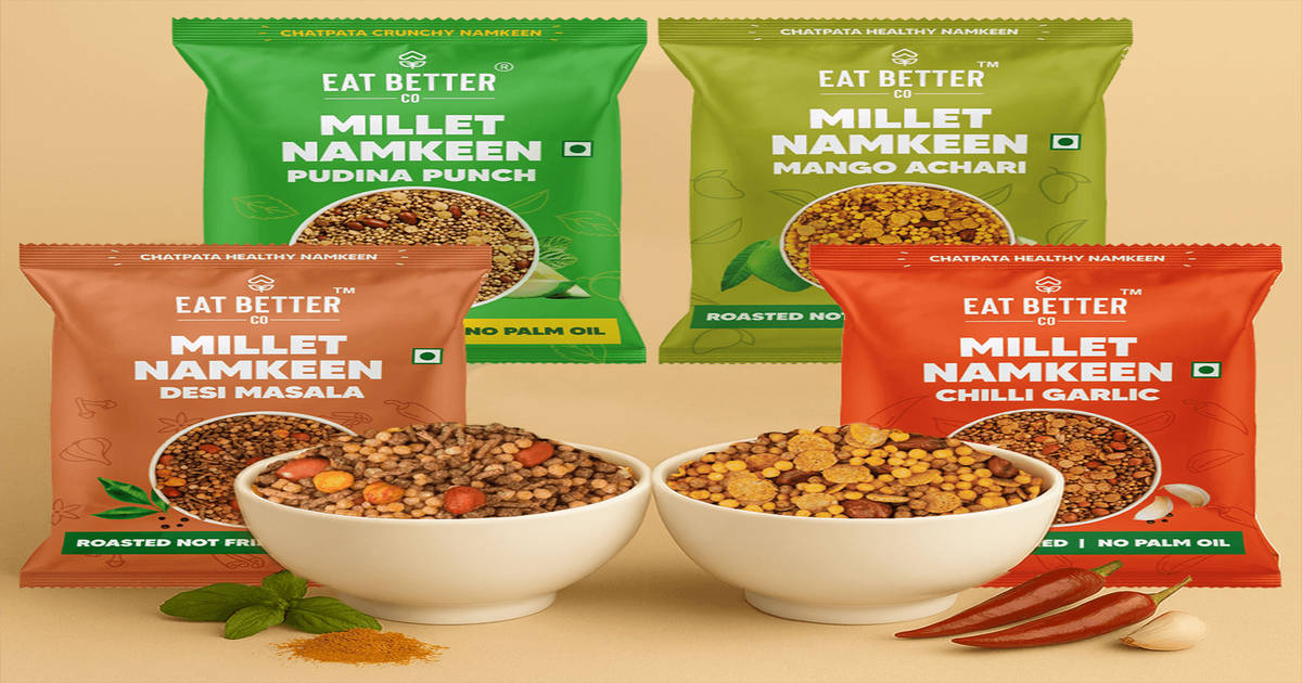 Buy Eat Better Co- Millet Namkeen Combo in 4 Flavours - Healthy Snacks ...
