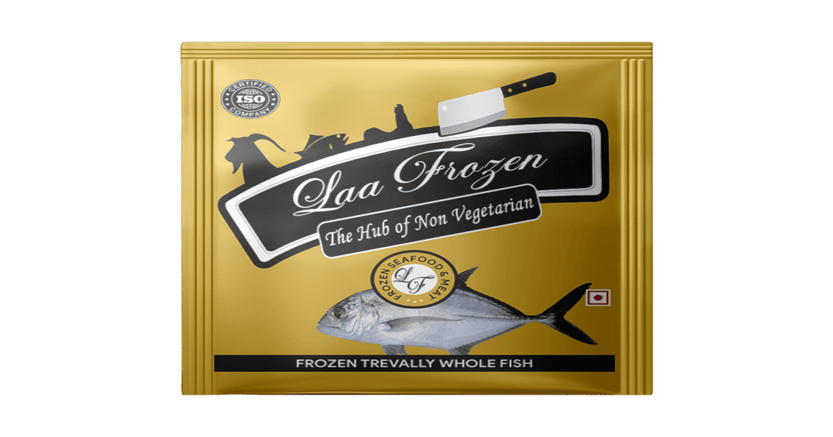 Buy Laa Frozen Trevally Whole Fish Online (300 g) At Best Price