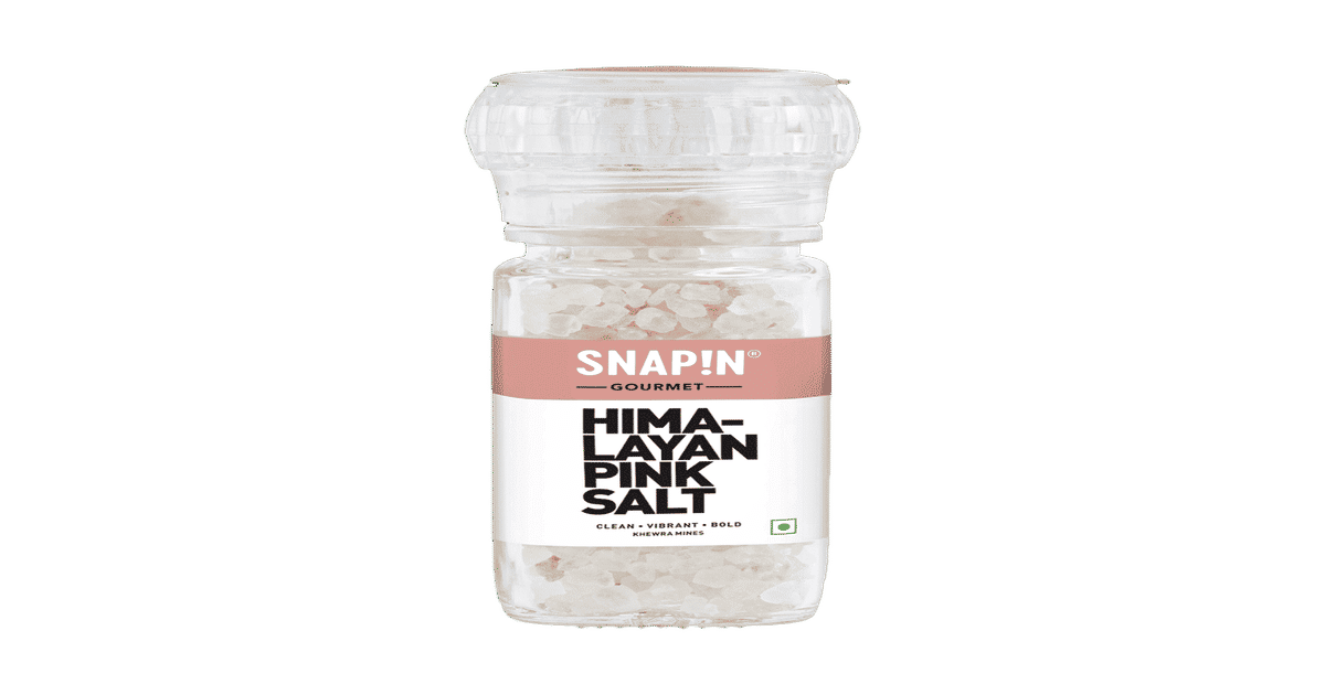 Buy Snapin Himalayan Pink Salt Grinder (Sendha namak) Online (100 g) At ...
