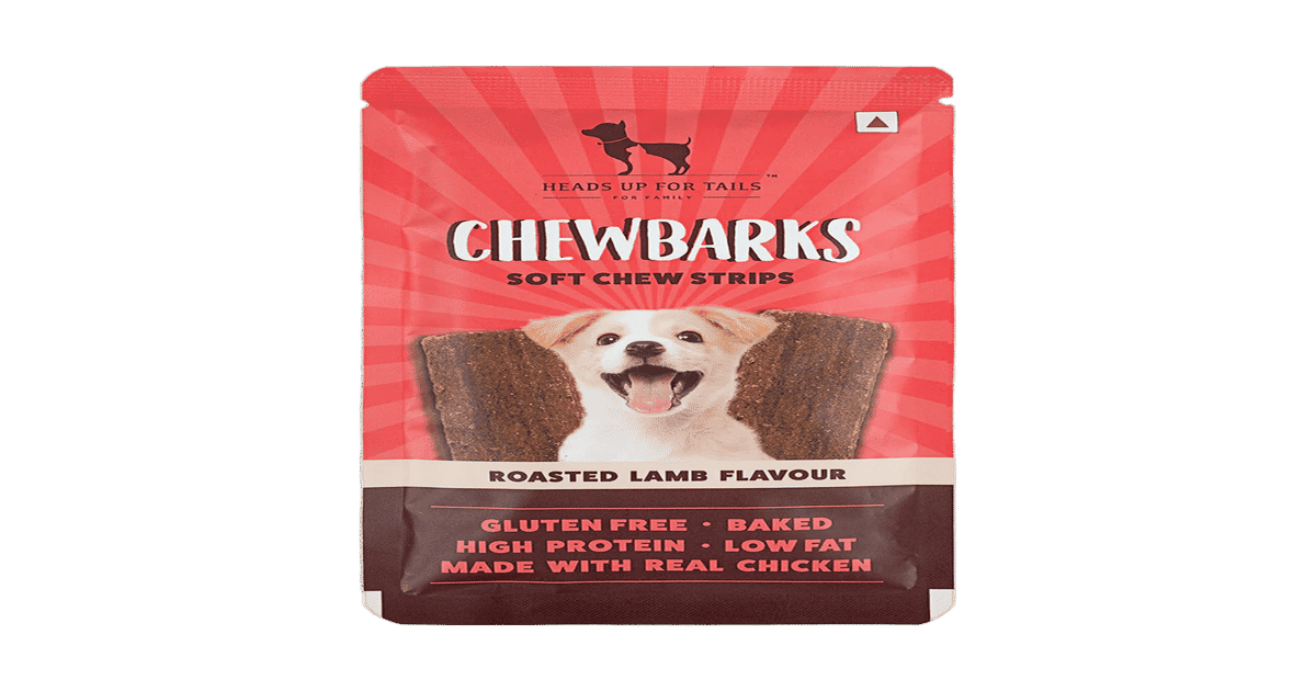Buy HUFT Chewbarks Roasted Lamb Soft Chew Strips Treat For Dogs Online ...