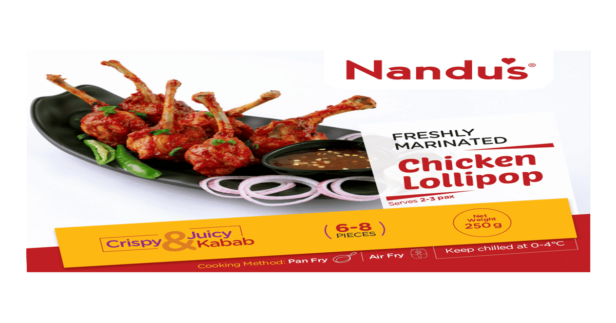 Buy Nandus Chicken Schezwan Lollipop Online (250 g) At Best Price