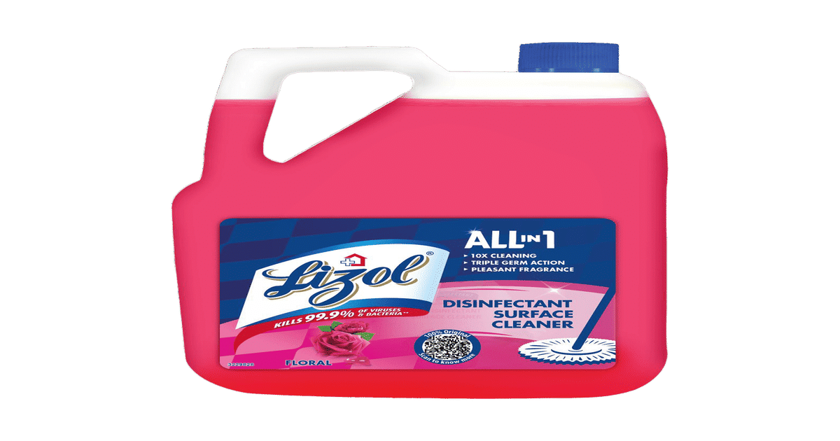 Buy Lizol Floral Floor Cleaner Liquid Disinfectant Surface Cleaner ...