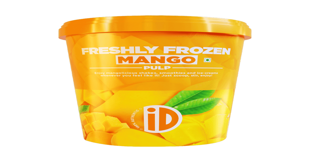 Buy iD Fresh Freshly Frozen Mango Pulp Online (500 ml) At Best Price