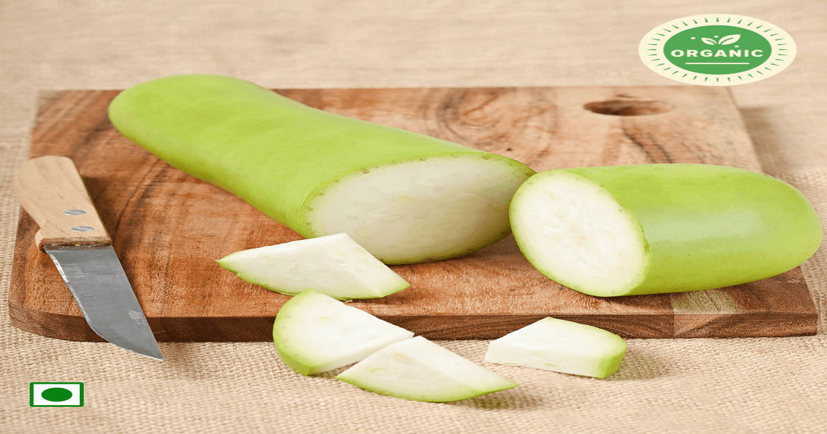 Buy Organic Certified Bottle Gourd (Sorekaayi) Online (1 Piece) At Best ...
