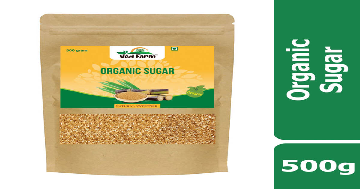 Buy Ved Farm Organic Raw Sugar Online (500 g) At Best Price
