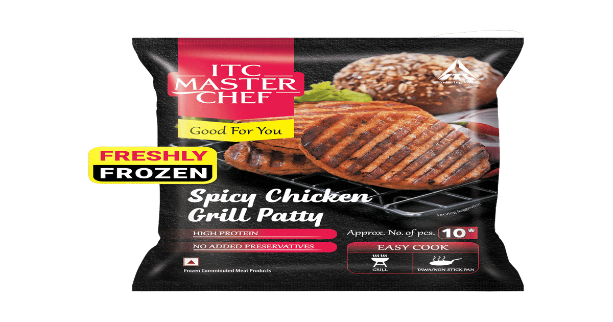 Buy ITC Master Chef Spicy Chicken Grill Patty Online (520 g) At Best Price