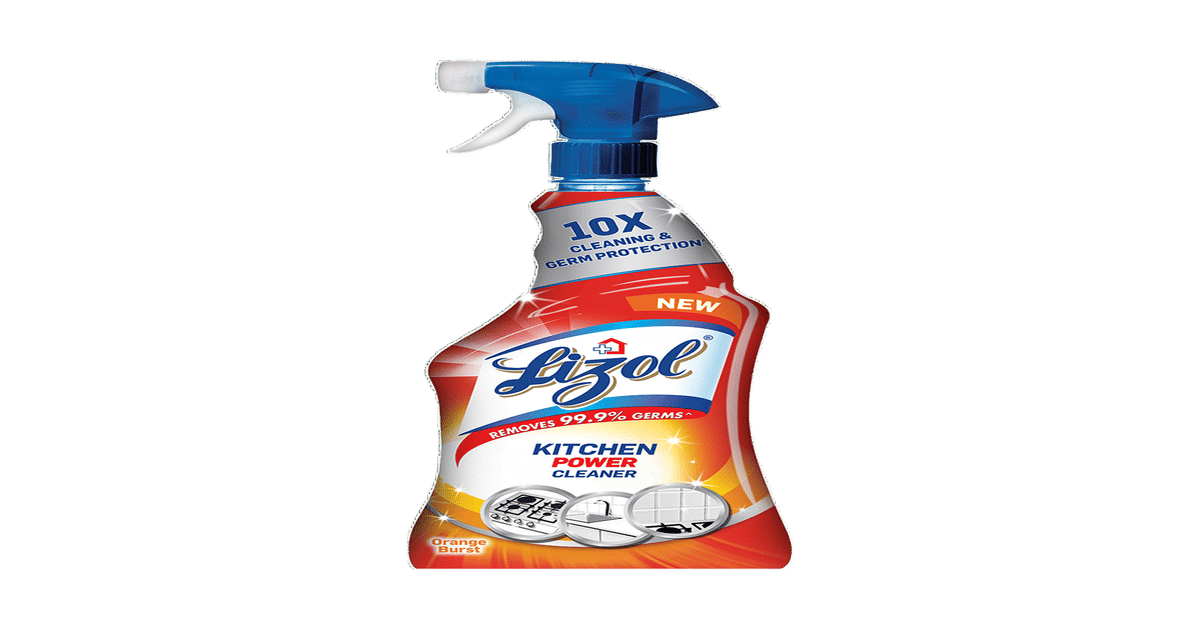 Buy Lizol Kitchen Cleaner Spray (Orange Burst) Disinfectant & Surface ...