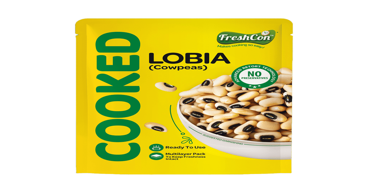 Buy Freshcon Cooked Lobia (Cowpeas) Online (250 g) At Best Price