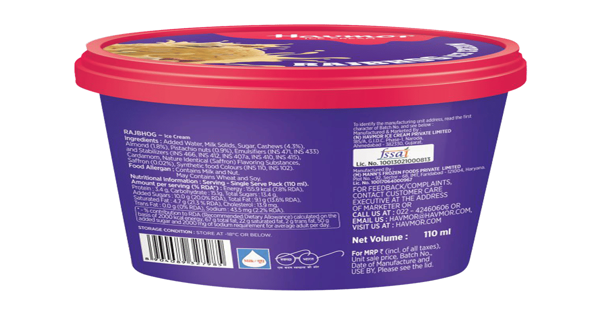 Buy Havmor Rajbhog Ice Cream Cup Online () At Best Price