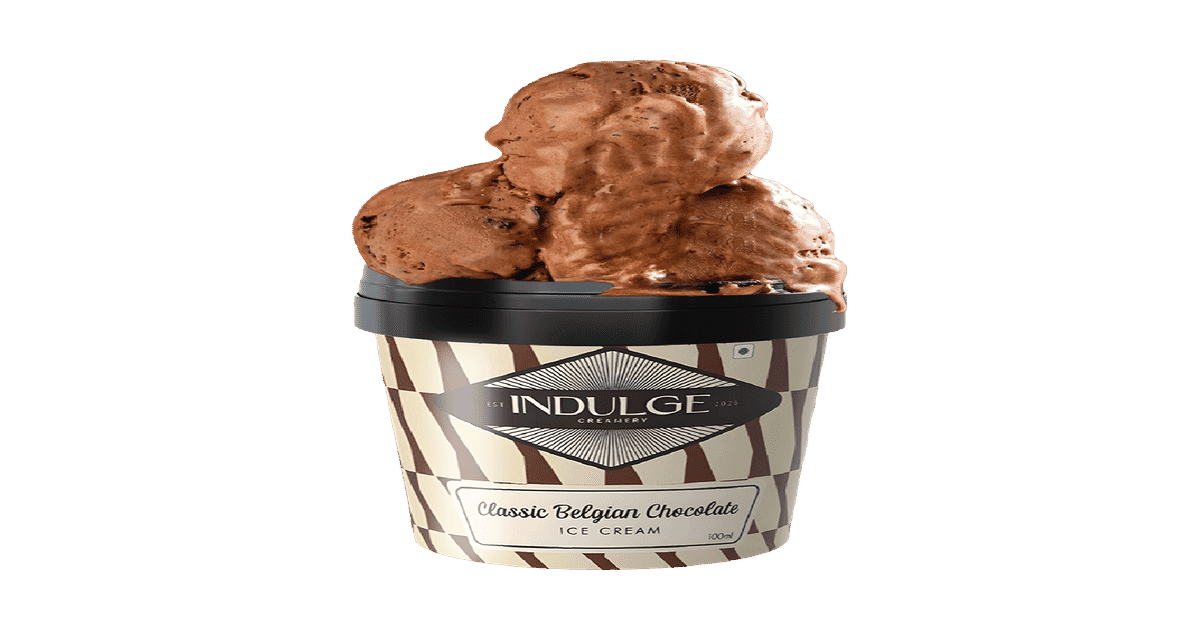 Buy Indulge Creamery Classic Belgian Chocolate Ice Cream Online (100 ml ...