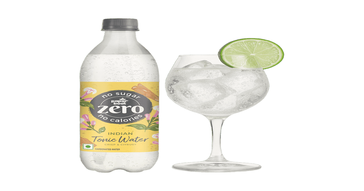 Buy Paper Boat Zero Sugar Indian Tonic Water, Sugar Free Cocktail Mixer ...