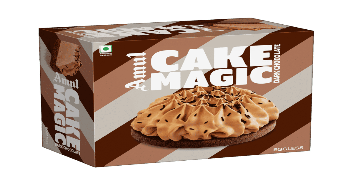 Buy Amul Ice Cream Cake Magic Dark Chocolate Online (750 ml) At Best Price