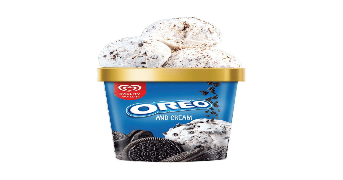Buy Kwality Wall's Oreo and Cream Frozen Dessert Tub Online (700 ml) At ...