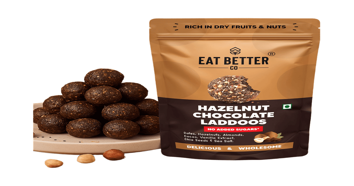 Buy Eat Better Co - Hazelnut & Chocolate Laddoos - No Added Sugar ...