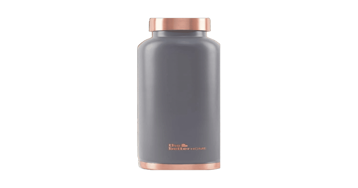 Buy The Better Home Copper Water Bottle (950ml, Grey) Online () At Best ...