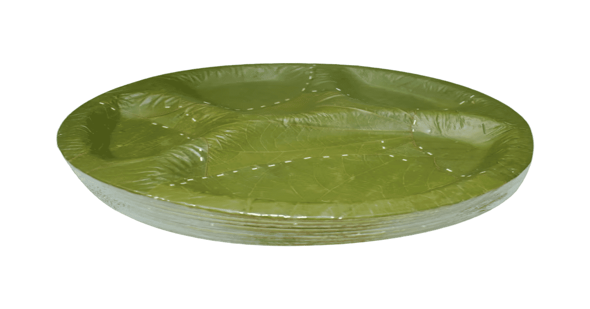Buy Nature's Solutions 11.25" 4Cp Natural Leaf Round Plate (Pack of 10 ...