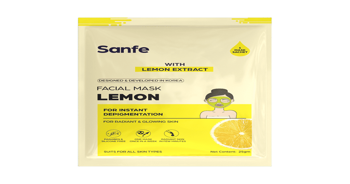 Buy Sanfe Instant Depigmentation Mask|Lemon Extracts|Korean Skincare ...