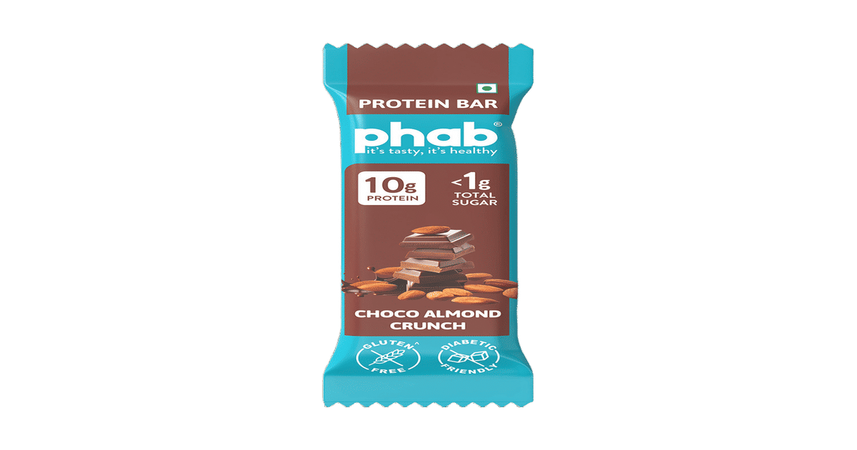 Buy PHAB Protein Bar Choco Almond Crunch Online (50 g) At Best Price