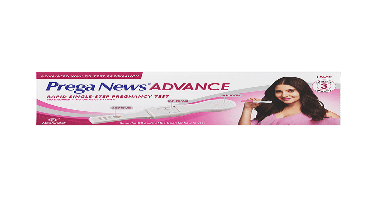 Buy Prega News Advance Test Kit | Rapid Single Step Pregnancy Test Kit ...