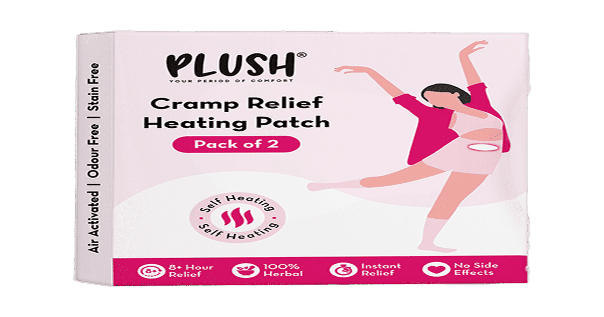 Buy Plush Herbal Cramp Relief for Period Pain- Self Heating Online (2 ...