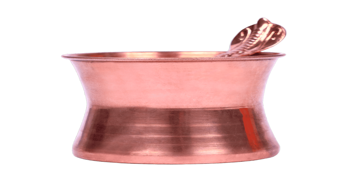 Buy Shubhkart Nitya Copper Pancha Patra With Spoon - 50g Online (1 ...