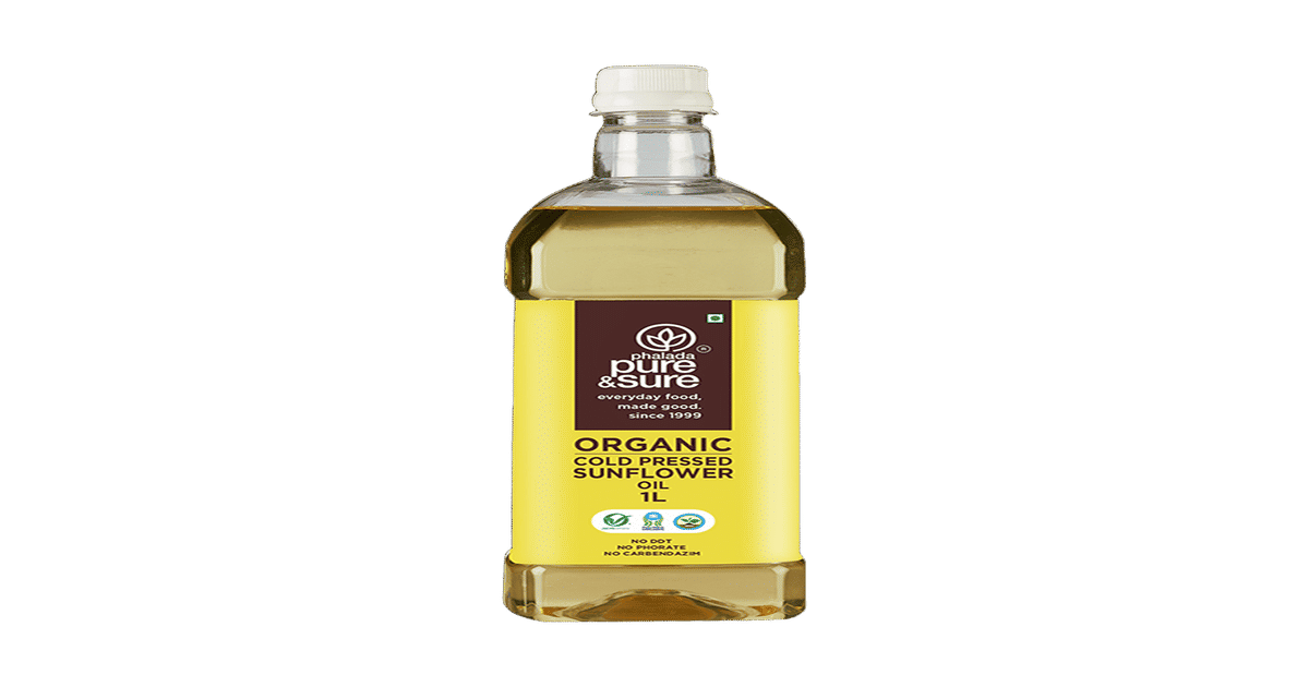 Buy Phalada Pure & Sure Organic Cold Pressed Sunflower Oil Online (1 ...