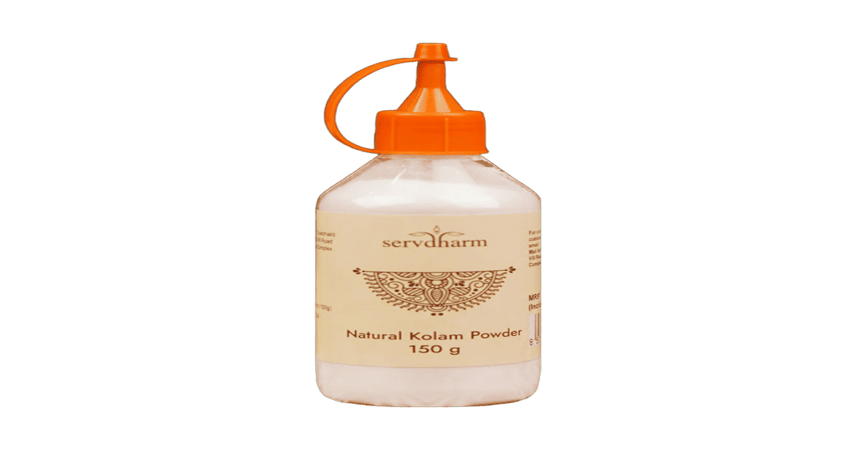 Buy ServDharm Natural Kolam Pooja Powder Online (150 g) At Best Price