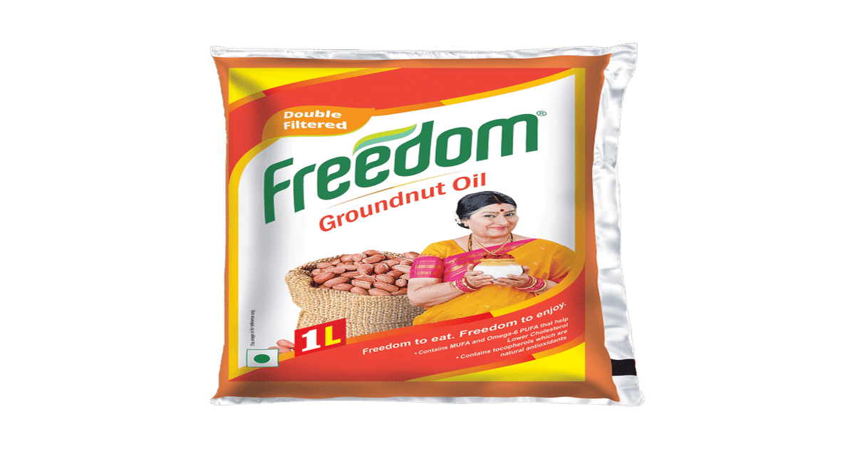 Buy Freedom Double Filtered Groundnut Oil Online (1 ltr) At Best Price