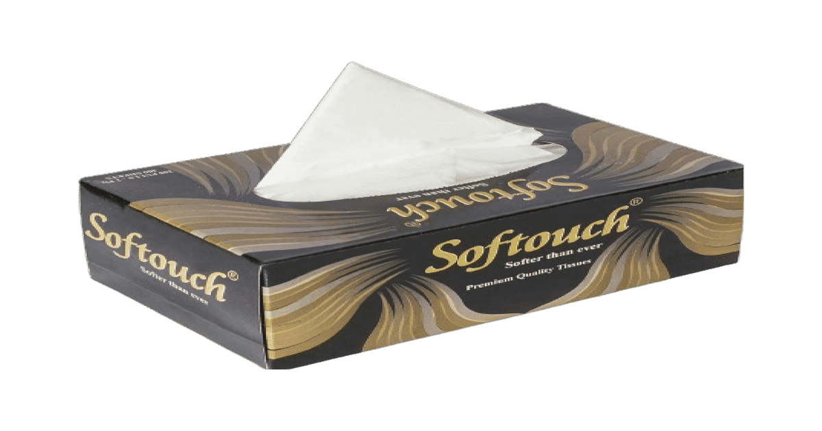 Buy Softouch 2 Ply Face Tissue Box (200 Pull) Online (1 Piece) At Best ...