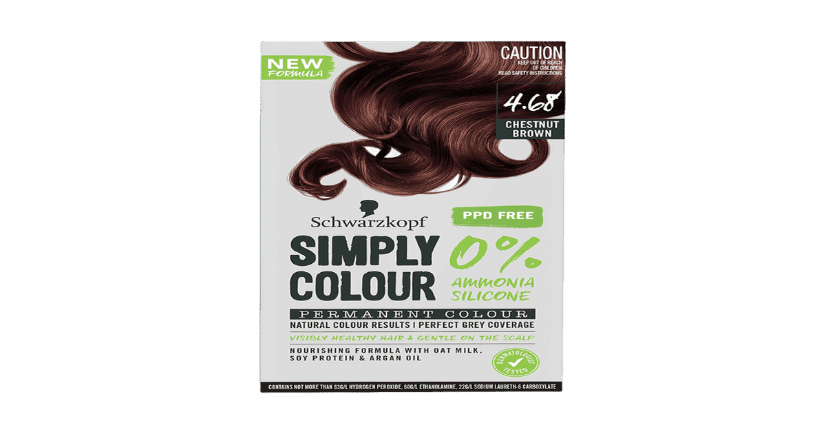 Buy Schwarzkopf Simply Colour 4.68 Chestnut Brown Online () At Best Price