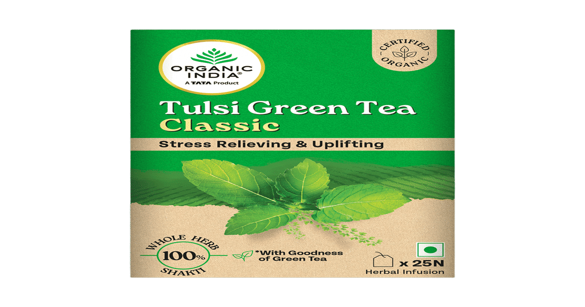 Buy A TATA Product - Organic India Tulsi Green Tea - Classic (25 Tea ...