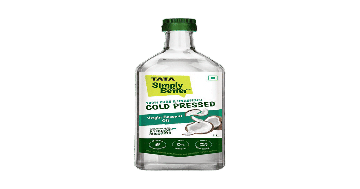 Buy Tata Simply Better Virgin Coconut Cold Pressed Oil, Pure and ...