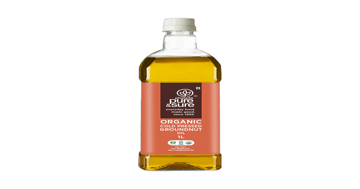 Buy Phalada Pure & Sure Organic Cold Pressed Groundnut Oil Online (1 ...