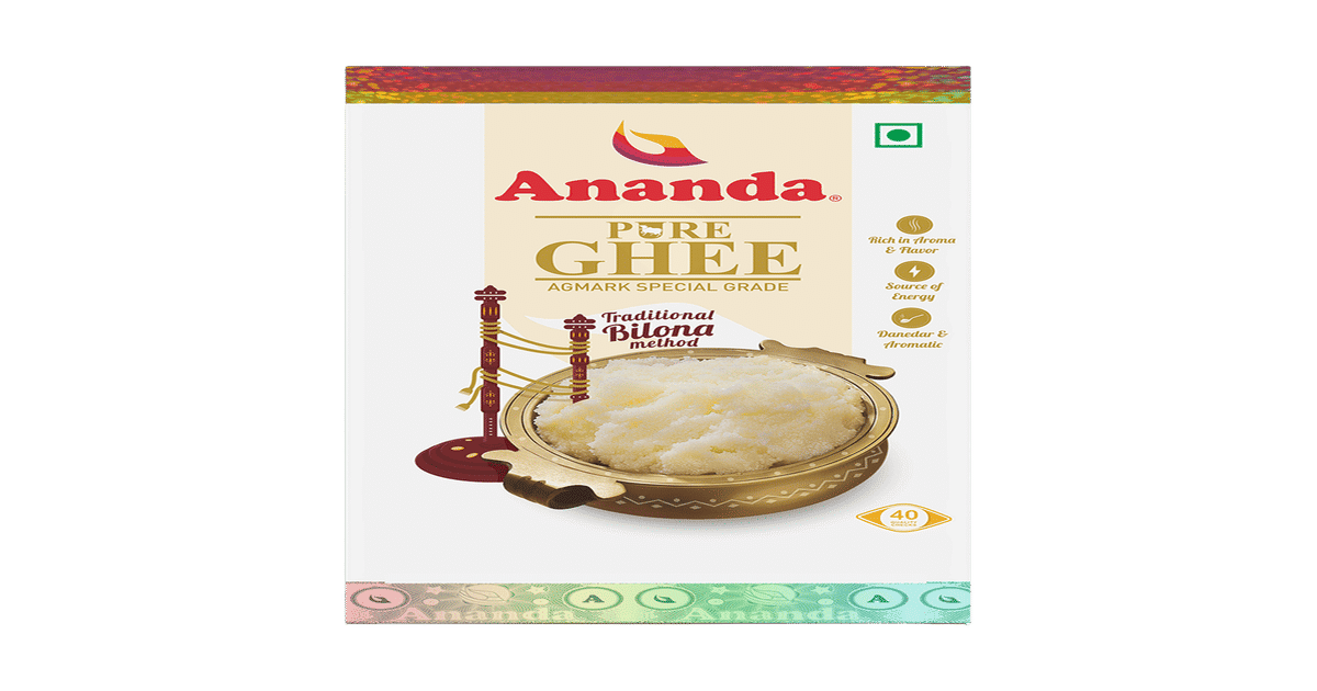 Buy Ananda Pure Ghee (Made With Bilona, Packaging May Vary) Online (850 ...
