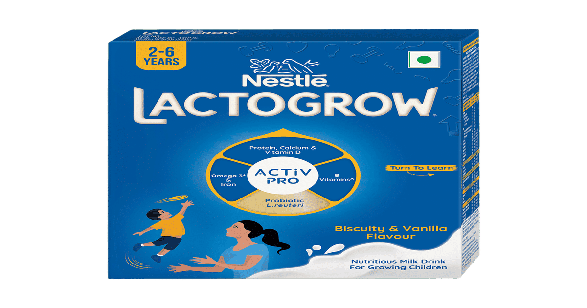 Buy Nestle Lactogrow Nutritious Milk Drink For Growing Children,Bag In ...