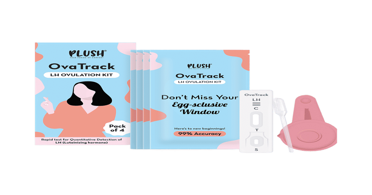 Buy Plush Ova Track Ovulation Test Kit, 100% Accuracy Online (4 pieces ...
