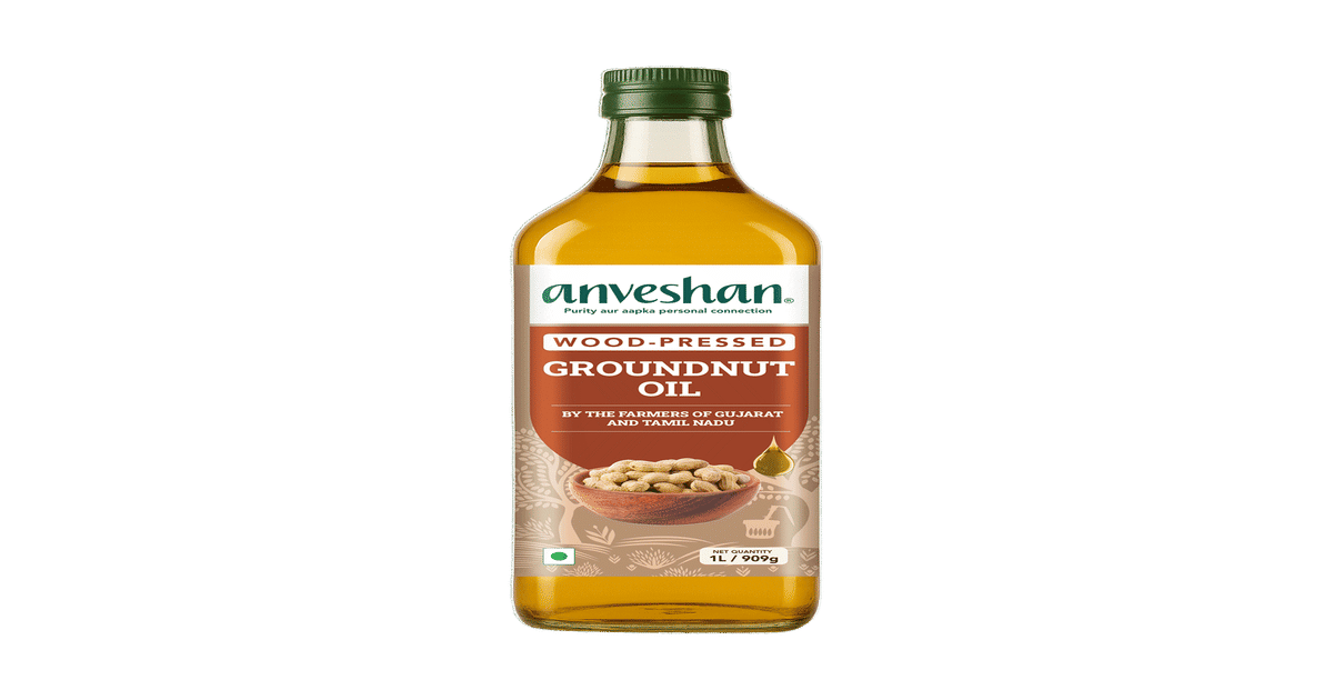 Buy Anveshan Groundnut Oil (Wood Pressed) Online (1 ltr) At Best Price