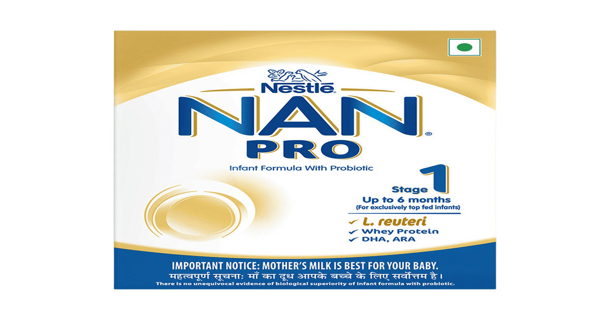 Buy Nestle NAN PRO Stage 1 Infant Formula Pouch (0-6M) Online (400 g ...