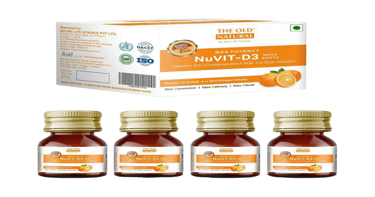 Buy The Old Natural Nuvit D3 Vitamin D3 60000 Iu I Cholecalciferol ...