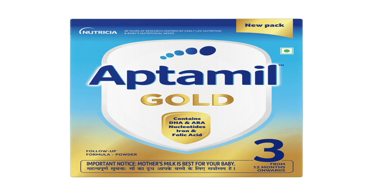 Buy Aptamil Gold Stage 3 Follow Up Formula Milk Powder For Babies (12 ...