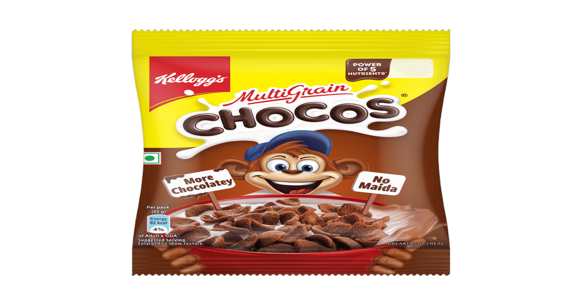 Buy Kellogg’S Multigrain Chocos|More Chocolatey|No-Maida Online (26 g ...