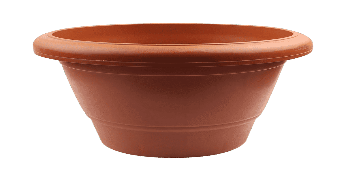Buy Vipin Planter Pot (12 inches, Brown) Online (1 Piece) At Best Price